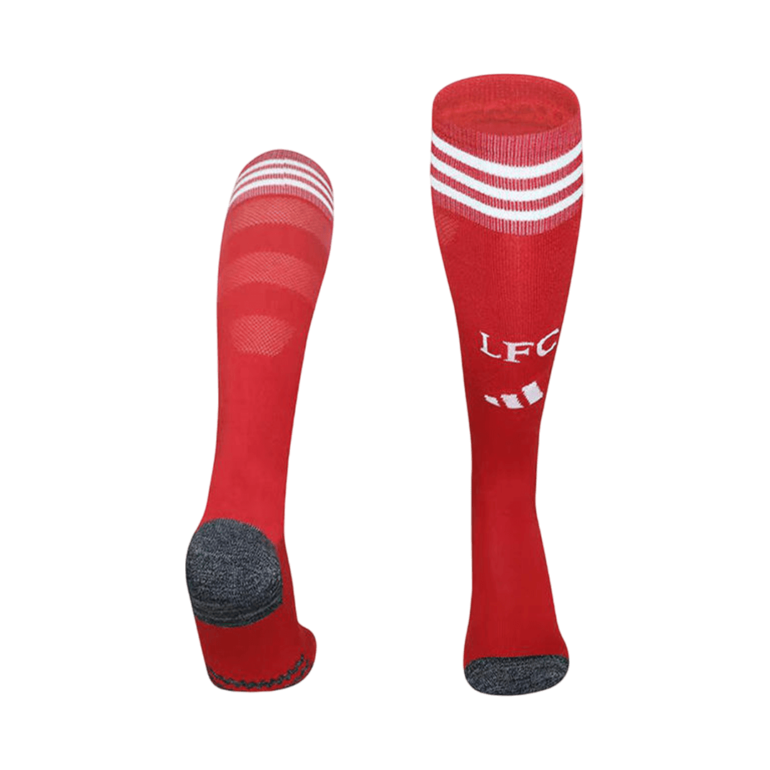 Liverpool Home Soccer Socks 2025/26 Kid | Gojersey