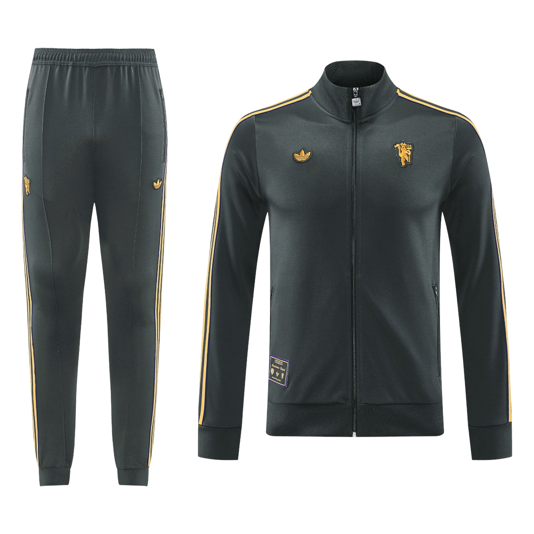 Manchester United Training Kit 2025/26 - Black (Jacket+Pants) | Gojersey